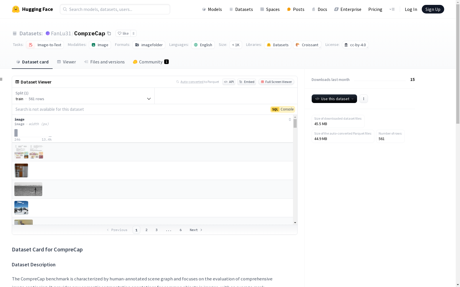 CompreCap|图像字幕生成数据集|场景图分析数据集