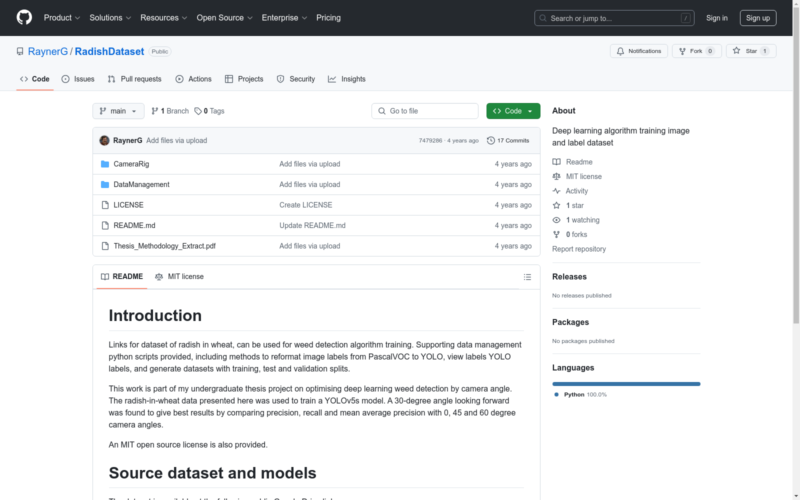 Radish-in-wheat dataset|农业杂草检测数据集|图像处理数据集