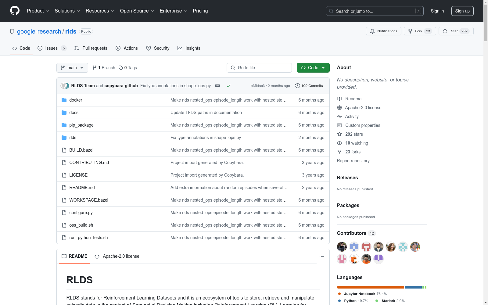 Robot Learning Datasets (RLDS)|机器人学习数据集|机器人任务数据集