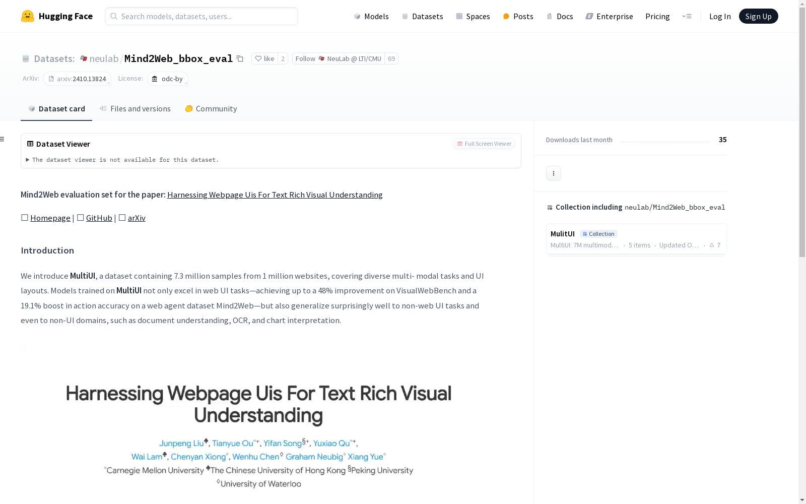Mind2Web_bbox_eval|网页UI数据集|多模态数据数据集