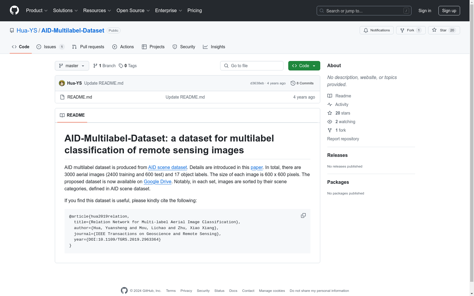 AID multilabel dataset|遥感图像数据集|多标签分类数据集