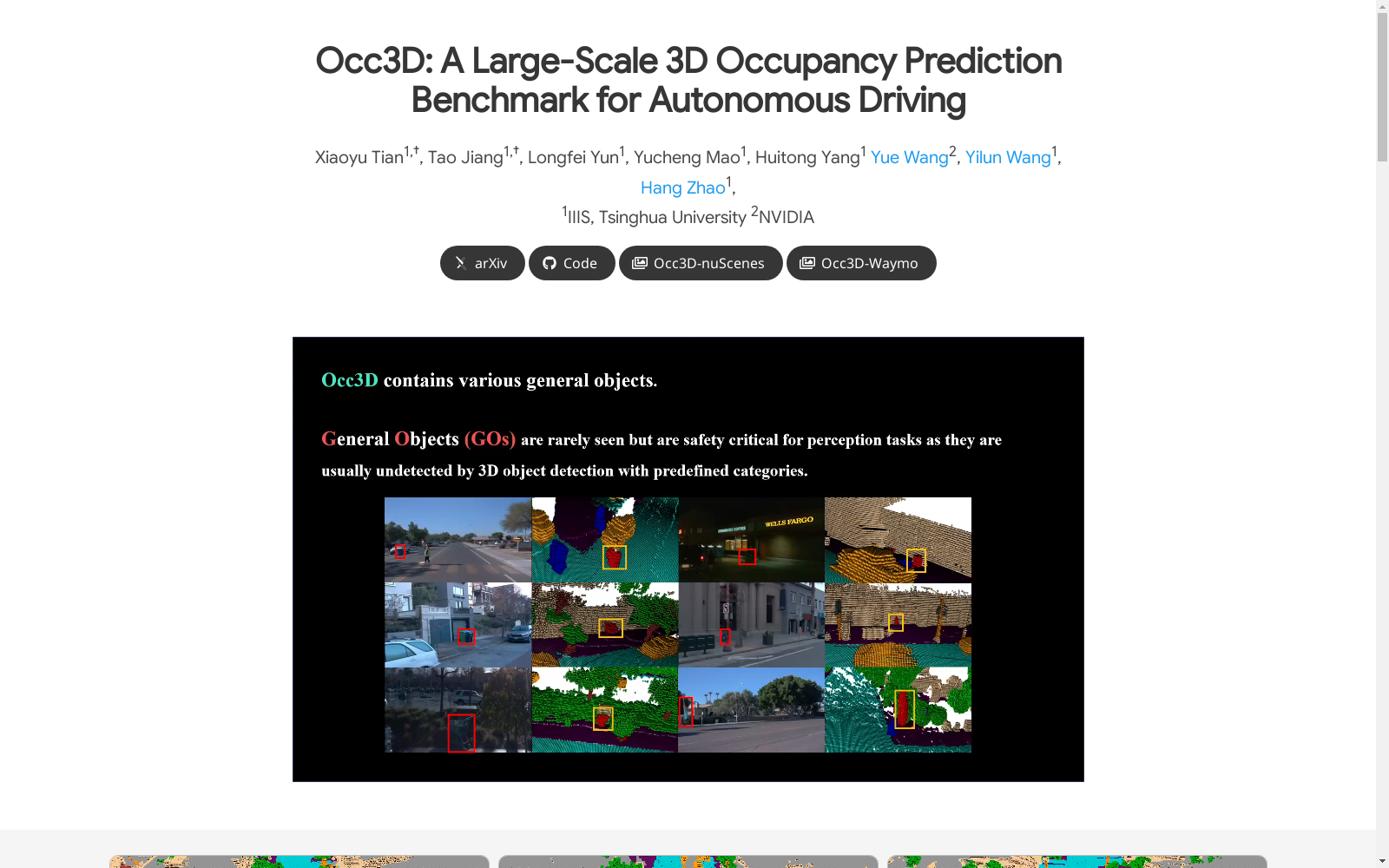 Occ3D|自动驾驶数据集|3D占用预测数据集