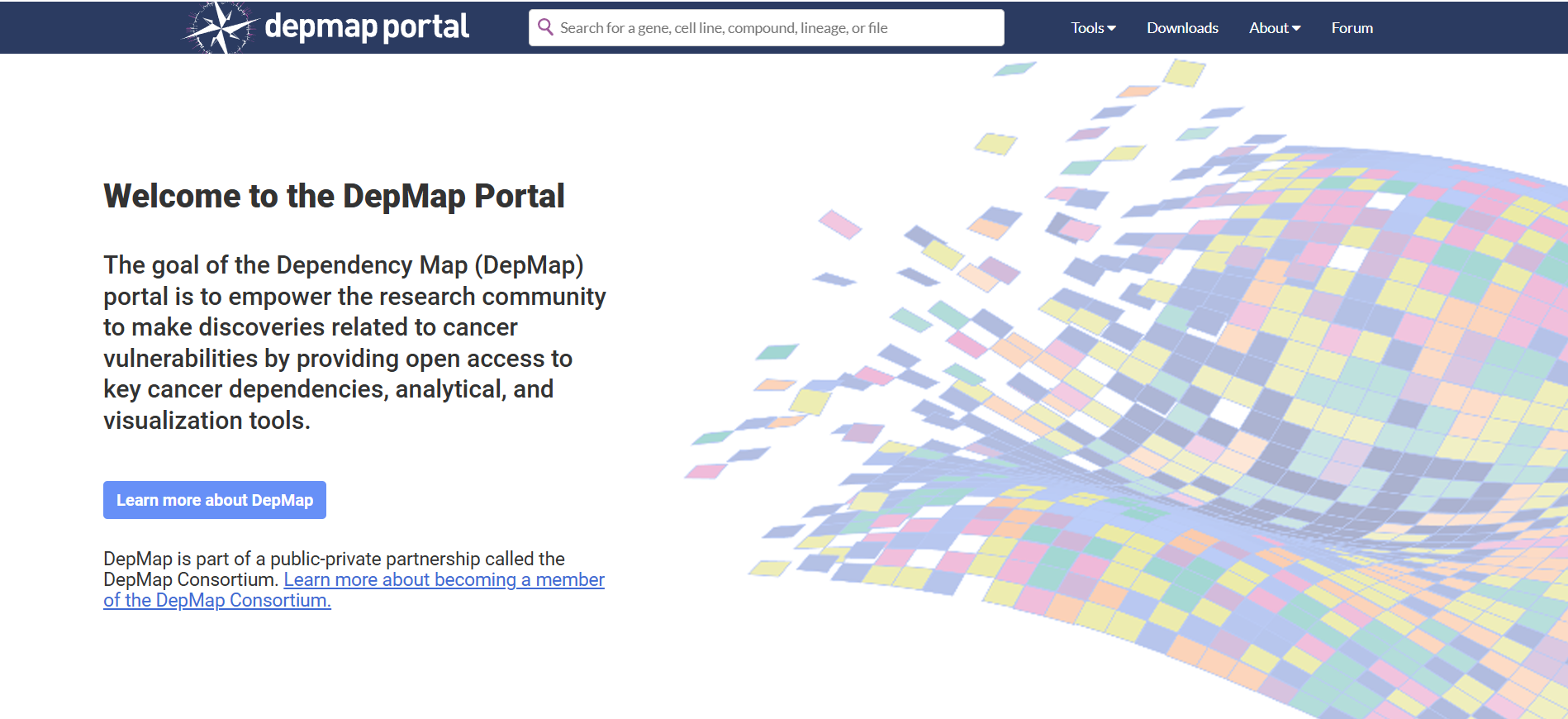 DepMap|癌症研究数据集|基因组学数据集