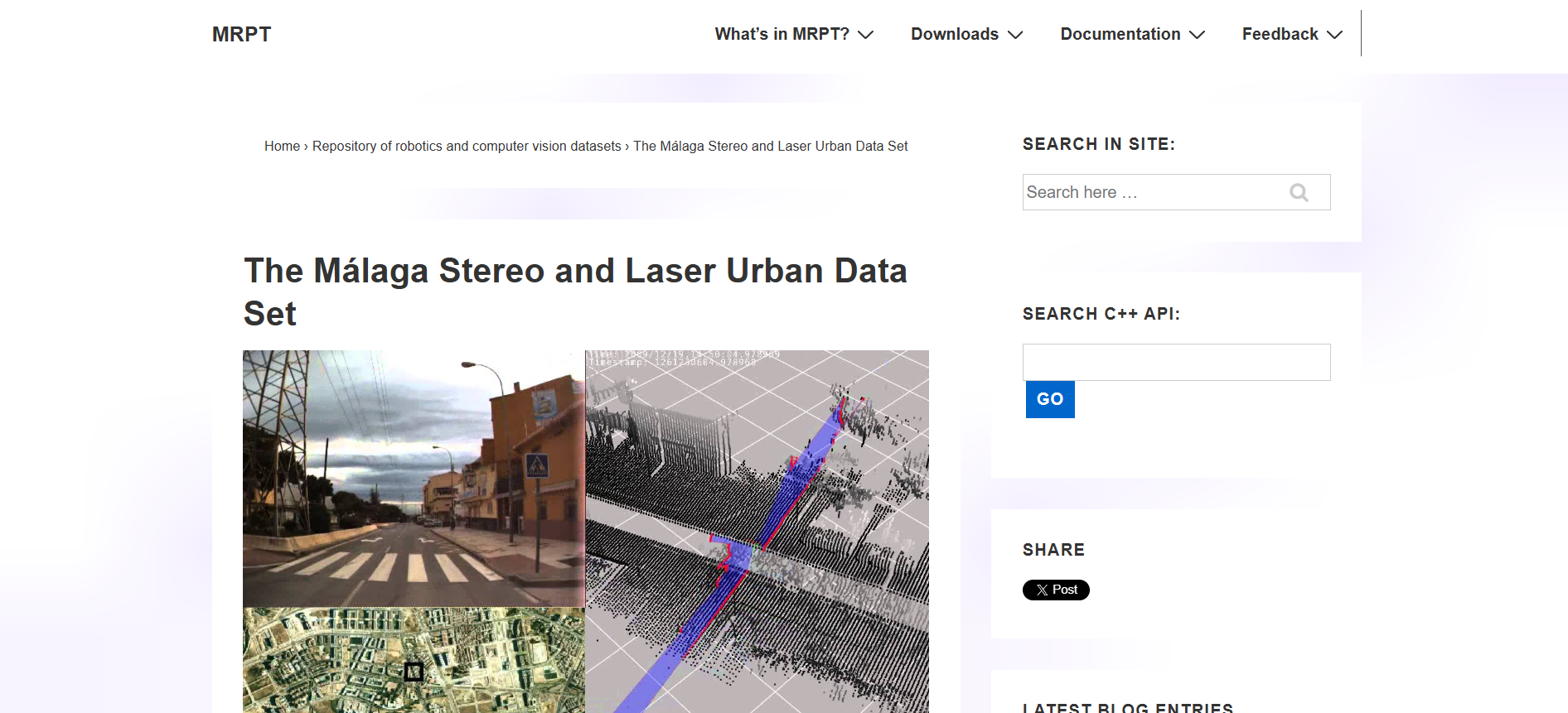 Malaga Urban Dataset|视觉SLAM数据集|城市环境数据集