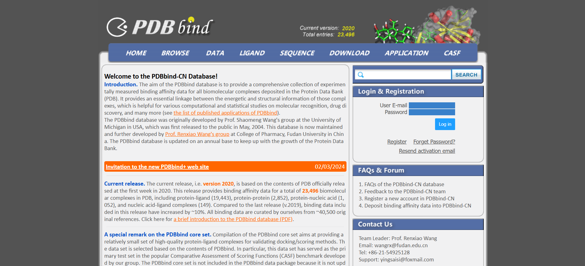 PDBbind|药物设计数据集|生物信息学数据集