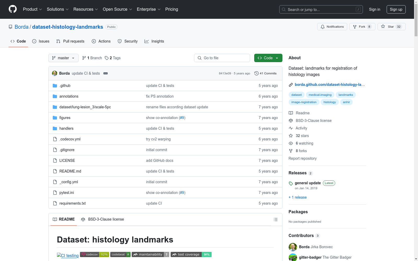 CIMA histology images|组织学图像数据集|图像分析数据集