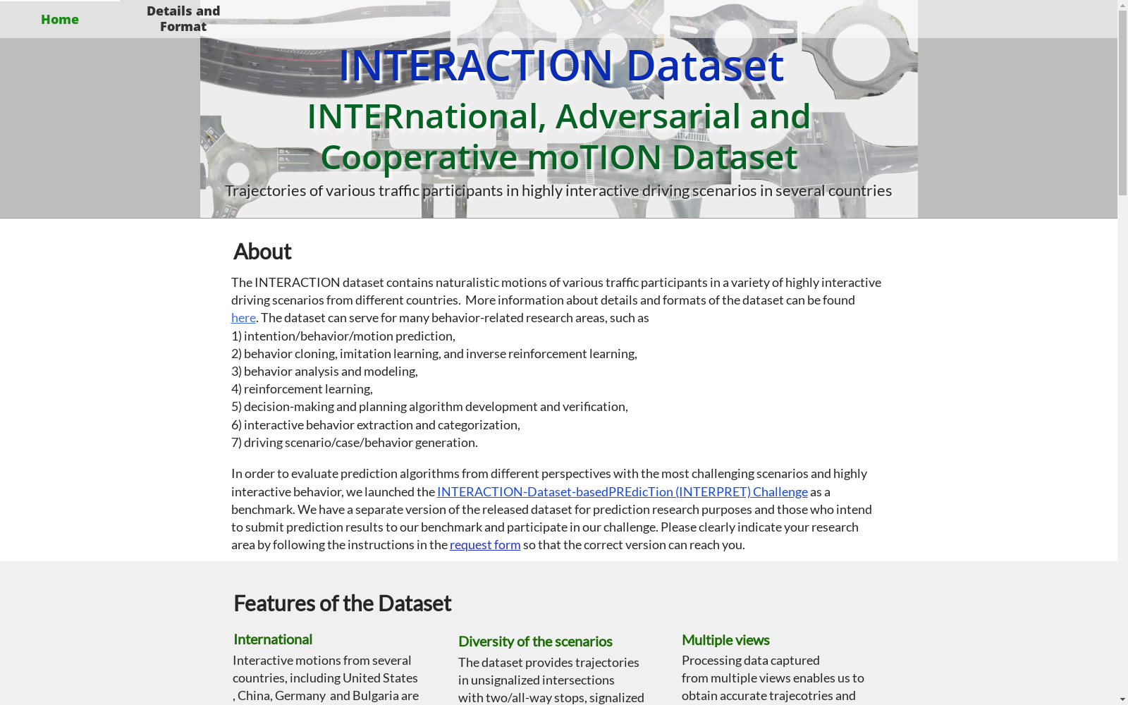 INTERACTION Dataset|自动驾驶数据集|交互式驾驶场景数据集