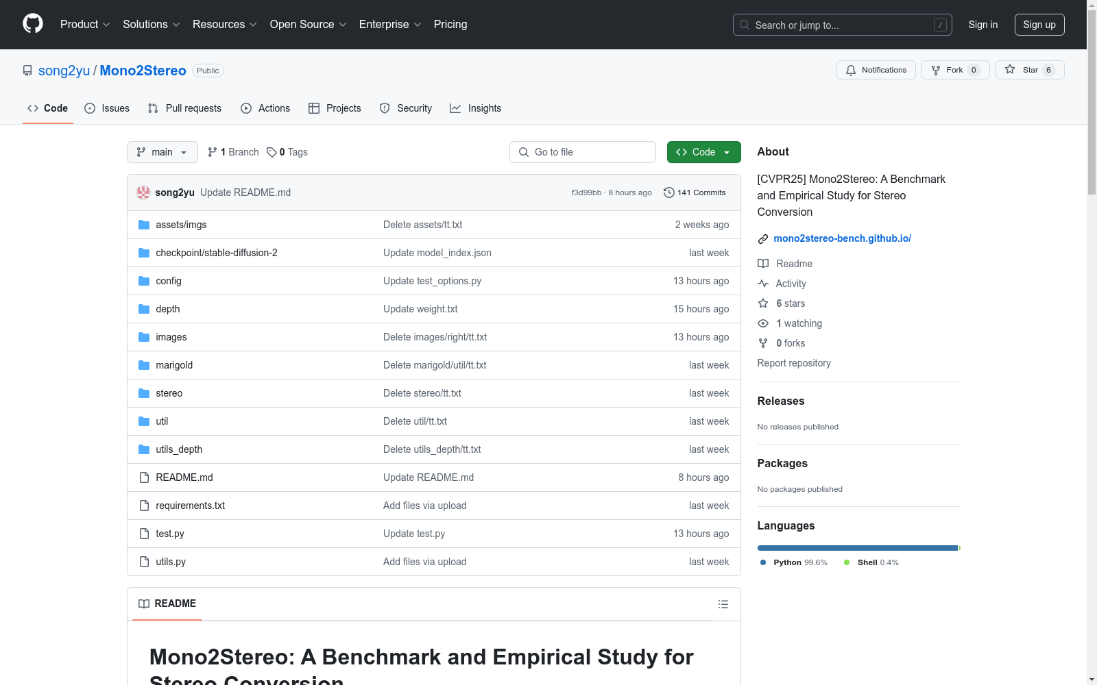Mono2Stereo|3D图像处理数据集|立体视觉效果数据集