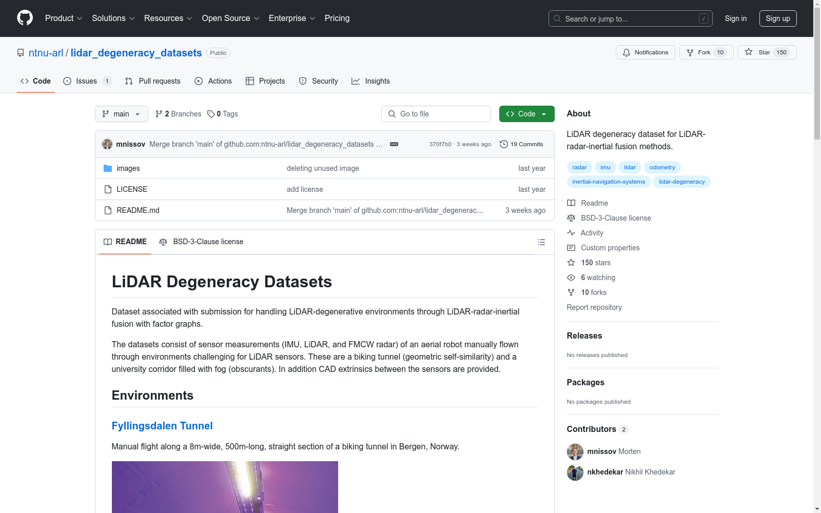 LiDAR Degeneracy Datasets|LiDAR数据集|传感器性能数据集