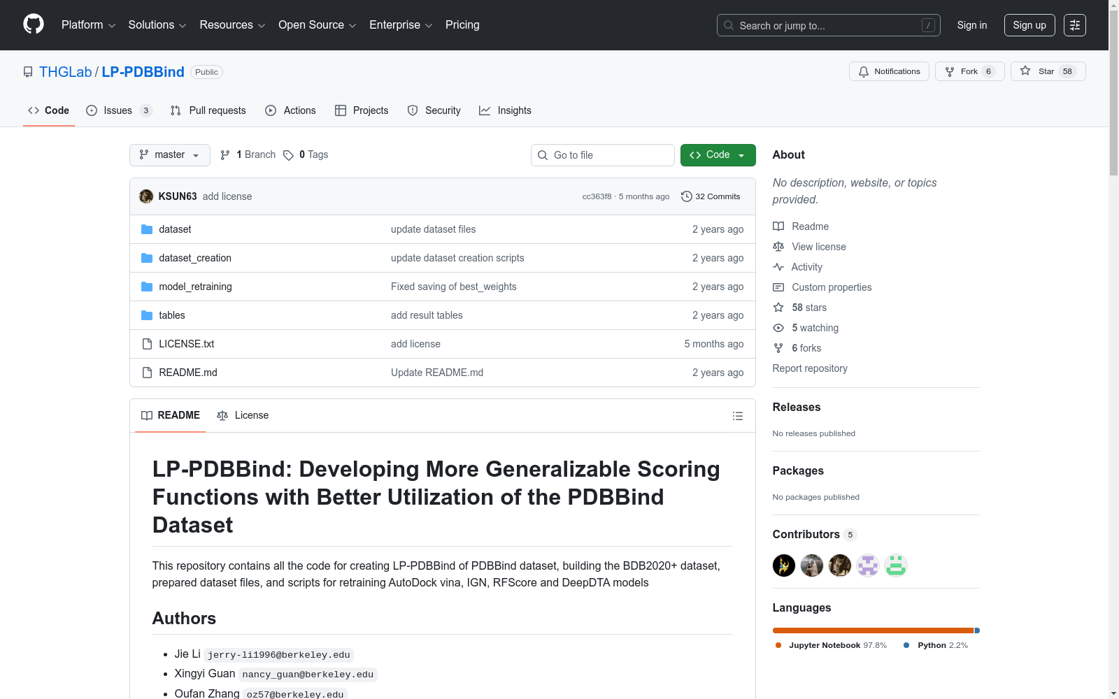 LP-PDBBind, BDB2020+|蛋白质结合数据集|药物发现数据集