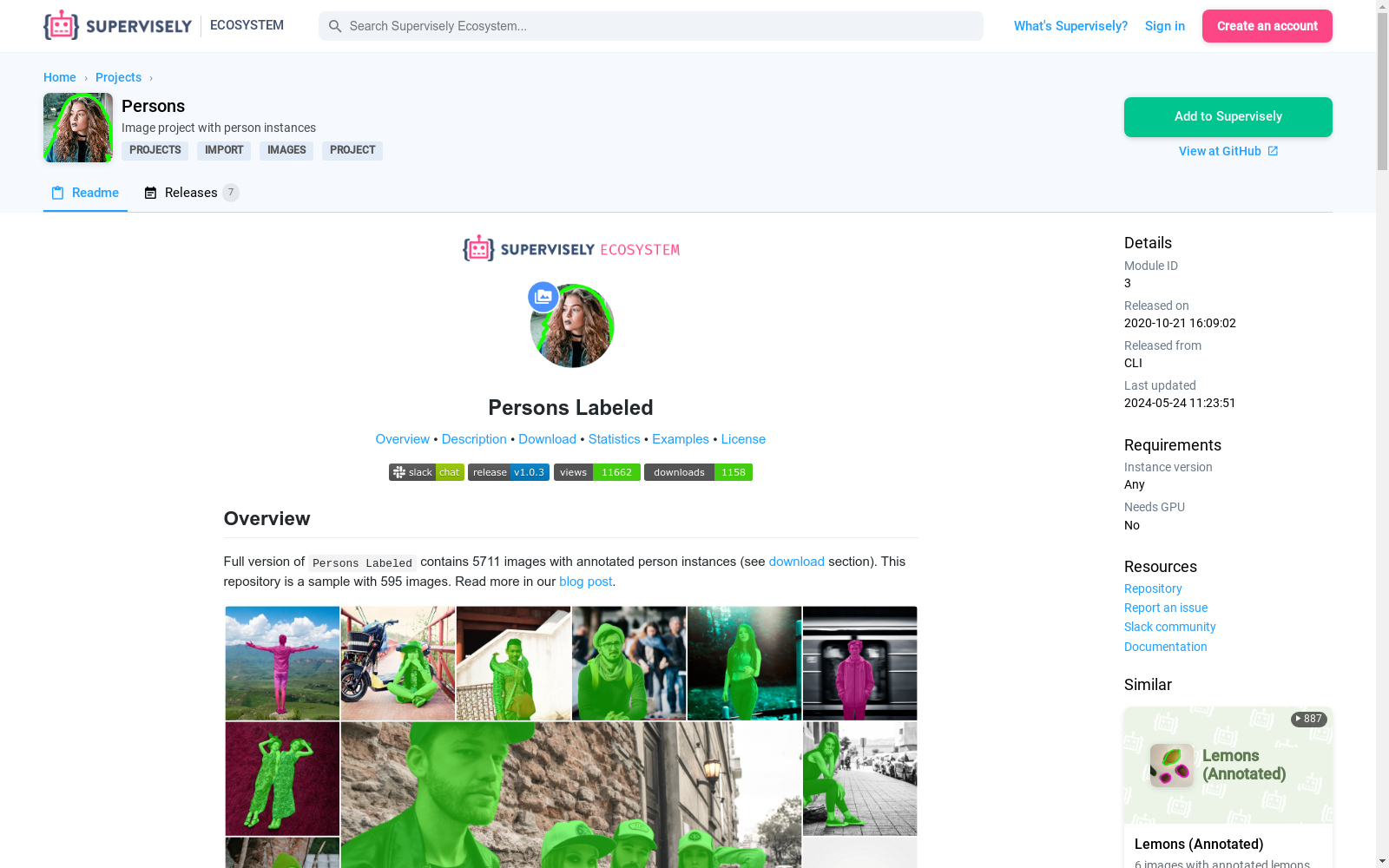 Supervisely Person Dataset|计算机视觉数据集|人物检测数据集