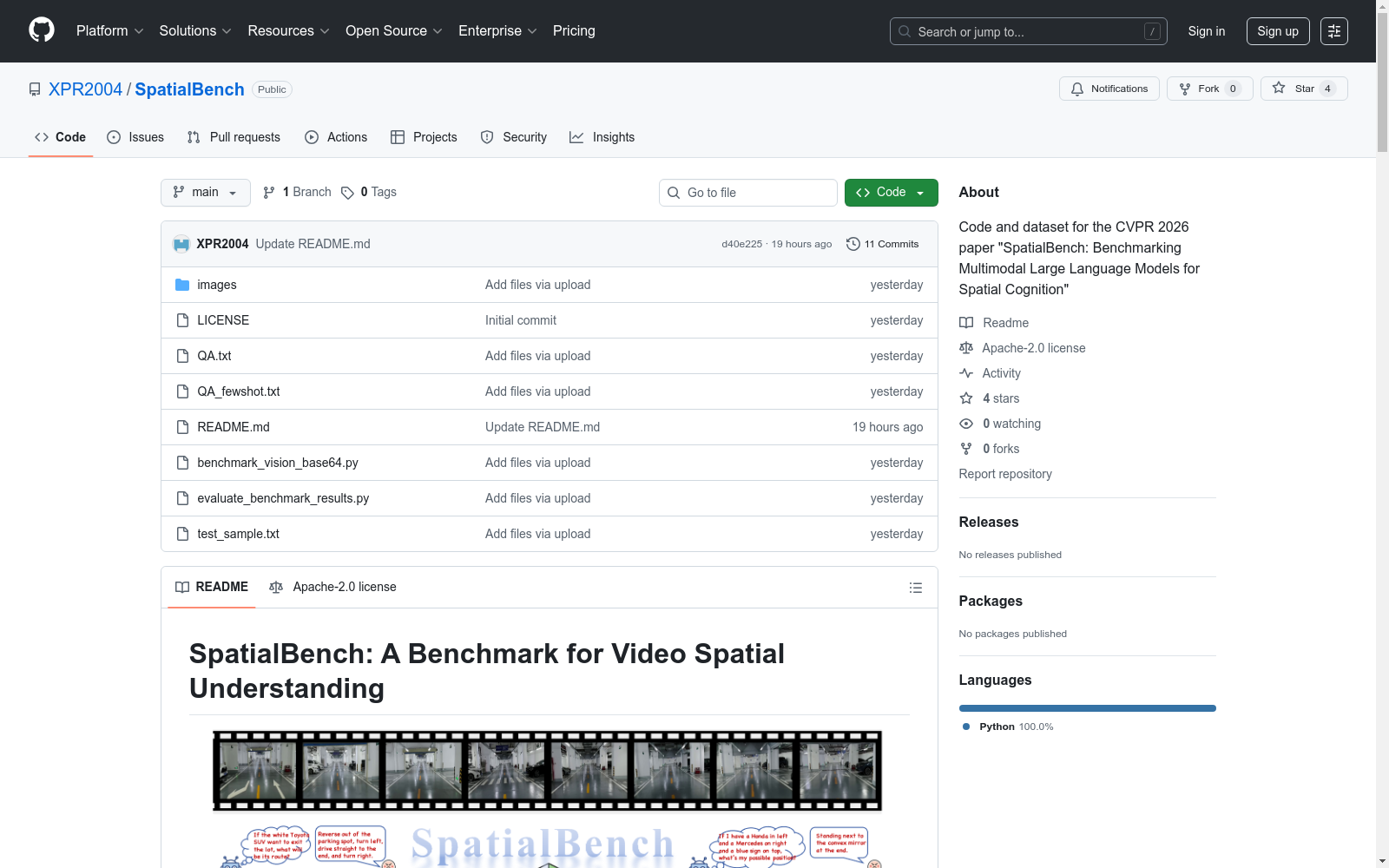 SpatialBench|空间推理数据集|多模态人工智能数据集