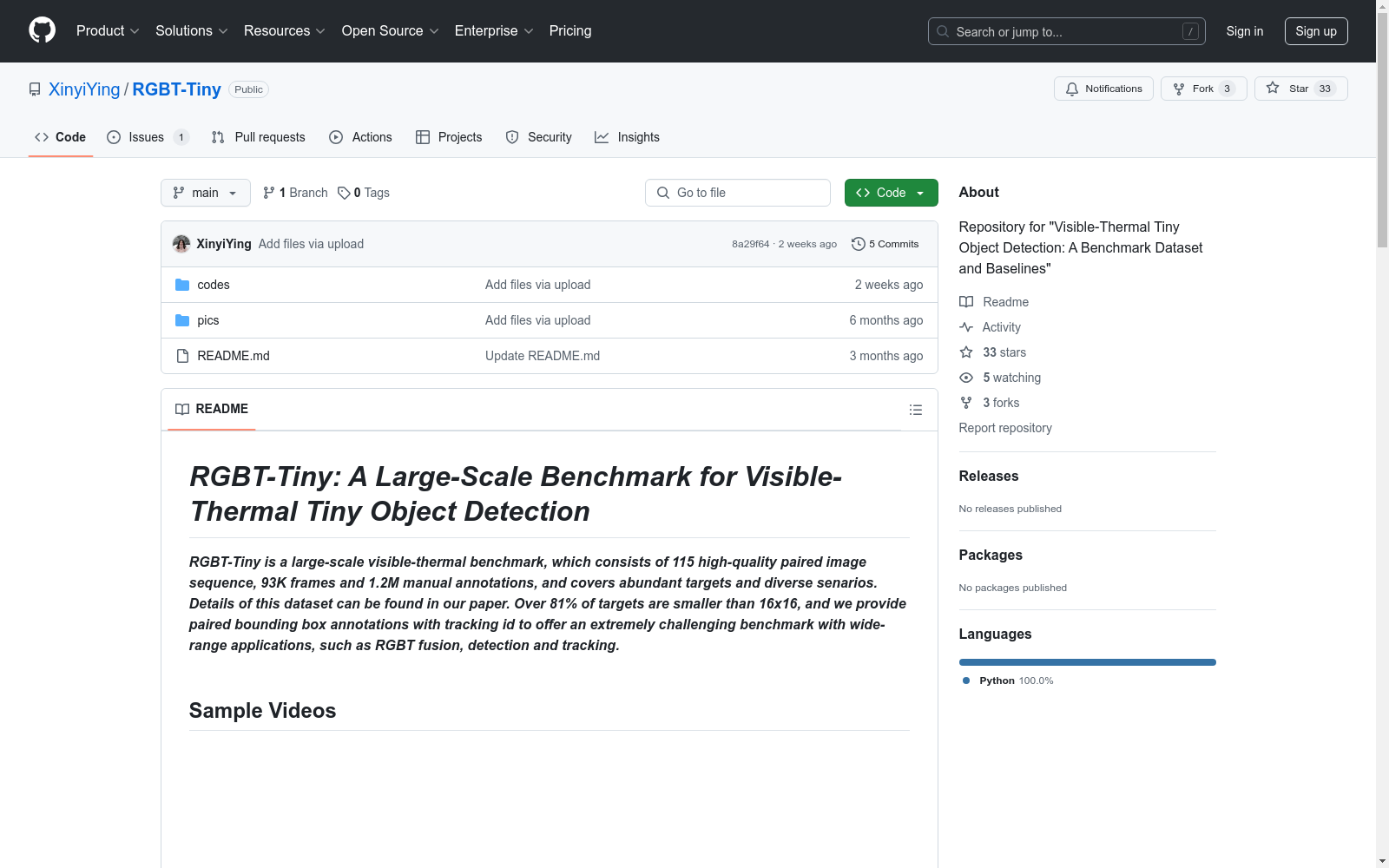 RGBT-Tiny|RGBT融合数据集|目标跟踪数据集