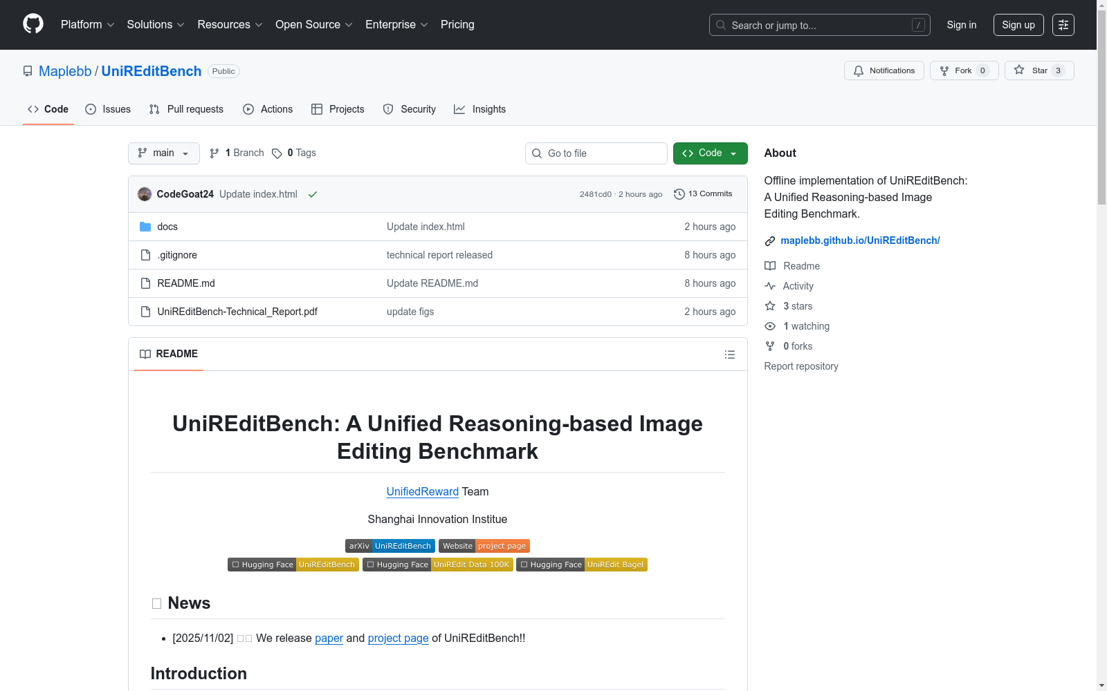 UniREditBench and UniREdit-Data-100K|图像编辑数据集|推理评估数据集