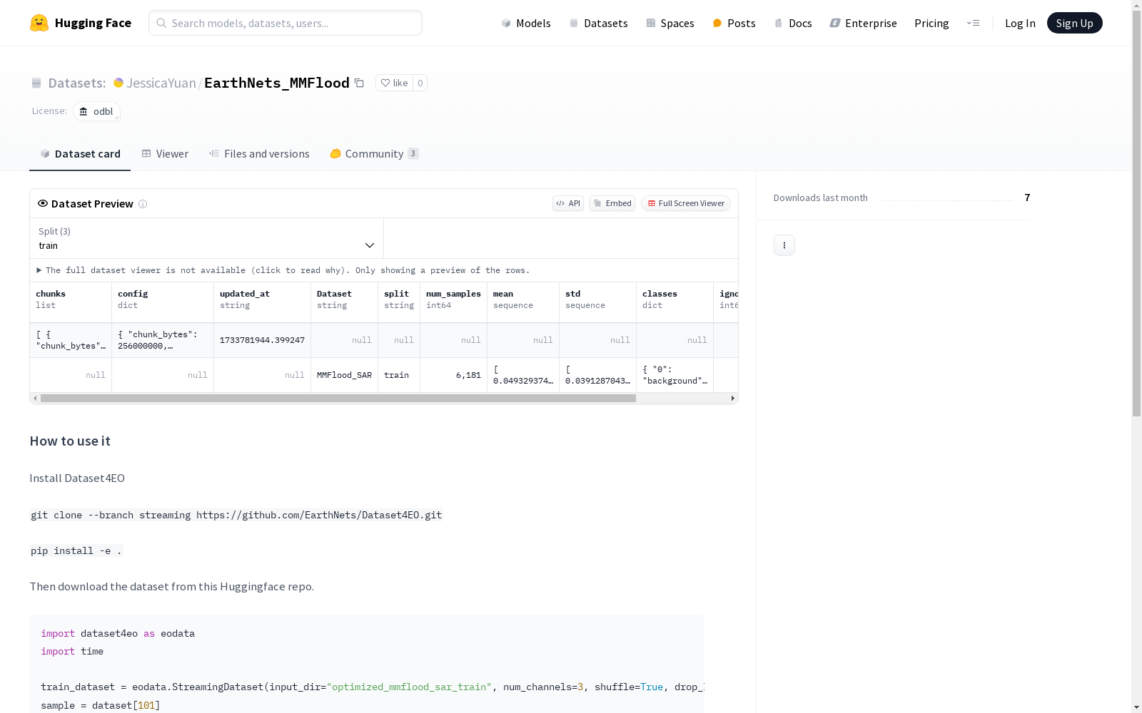 EarthNets_MMFlood|洪水预测数据集|卫星图像数据集
