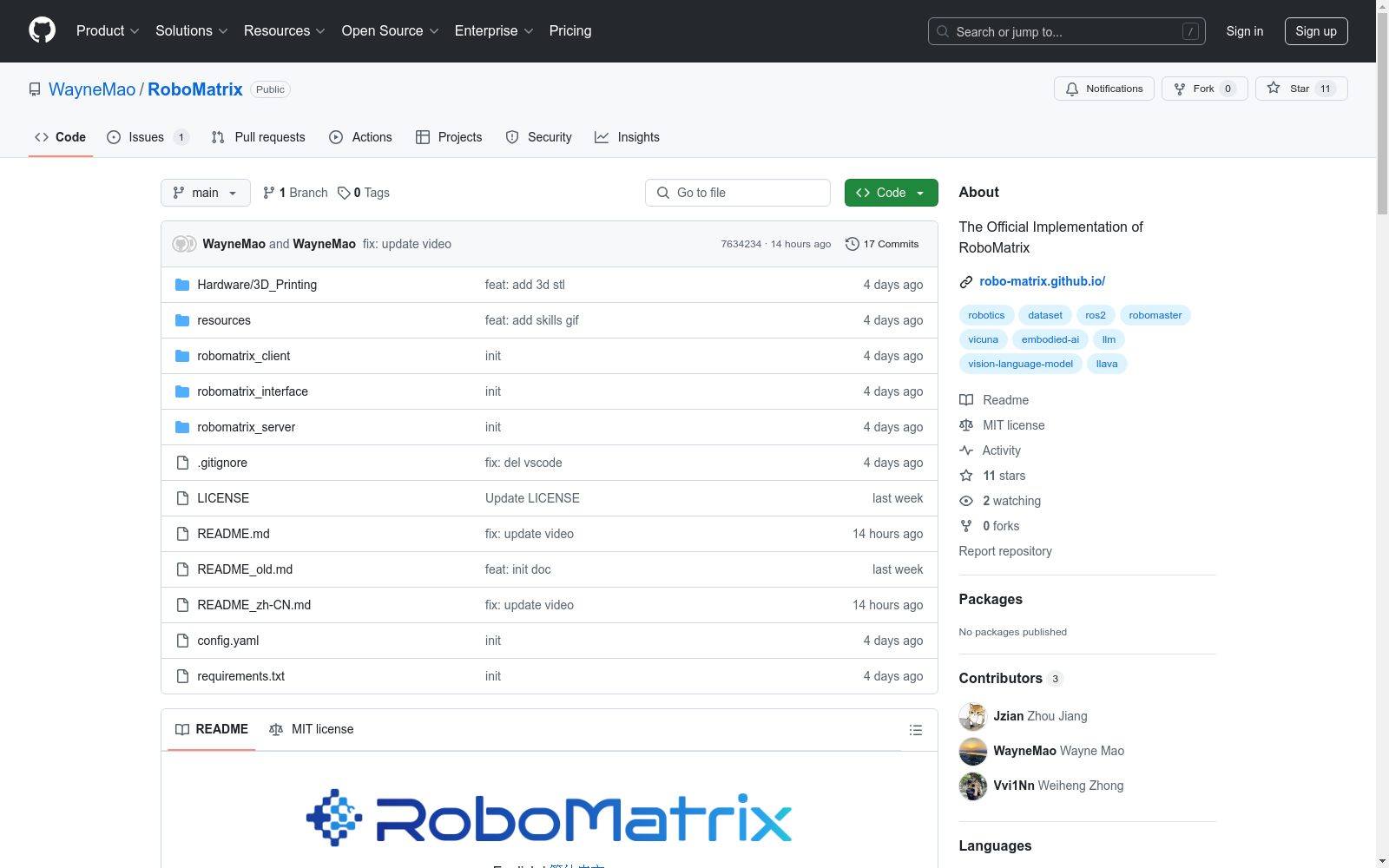 RoboMatrix|机器人技术数据集|任务规划数据集