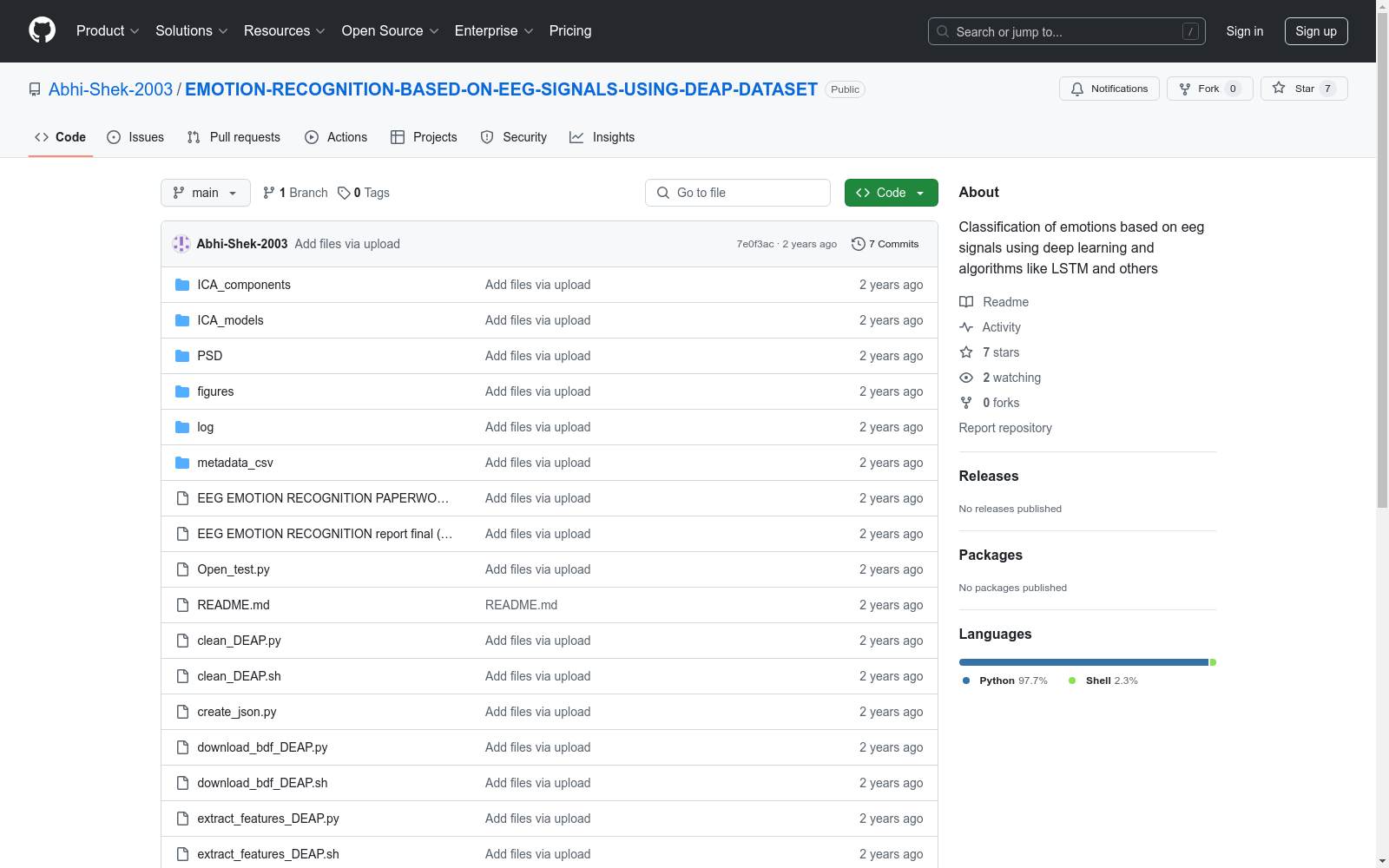 DEAP-DATASET|情感识别数据集|深度学习数据集