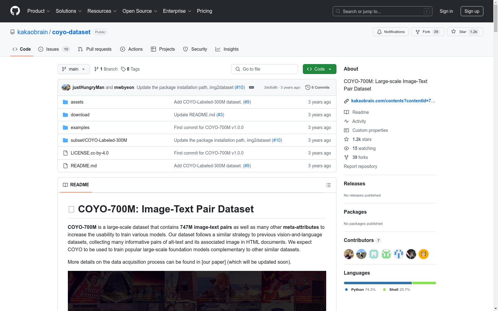 COYO-700M|图像识别数据集|自然语言处理数据集