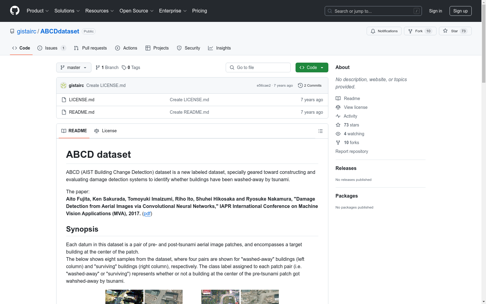 ABCD dataset|建筑变化检测数据集|海啸影响评估数据集