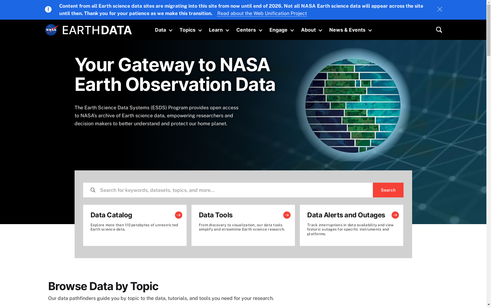 NASA - Earth Observations|地球观测数据集|环境研究数据集