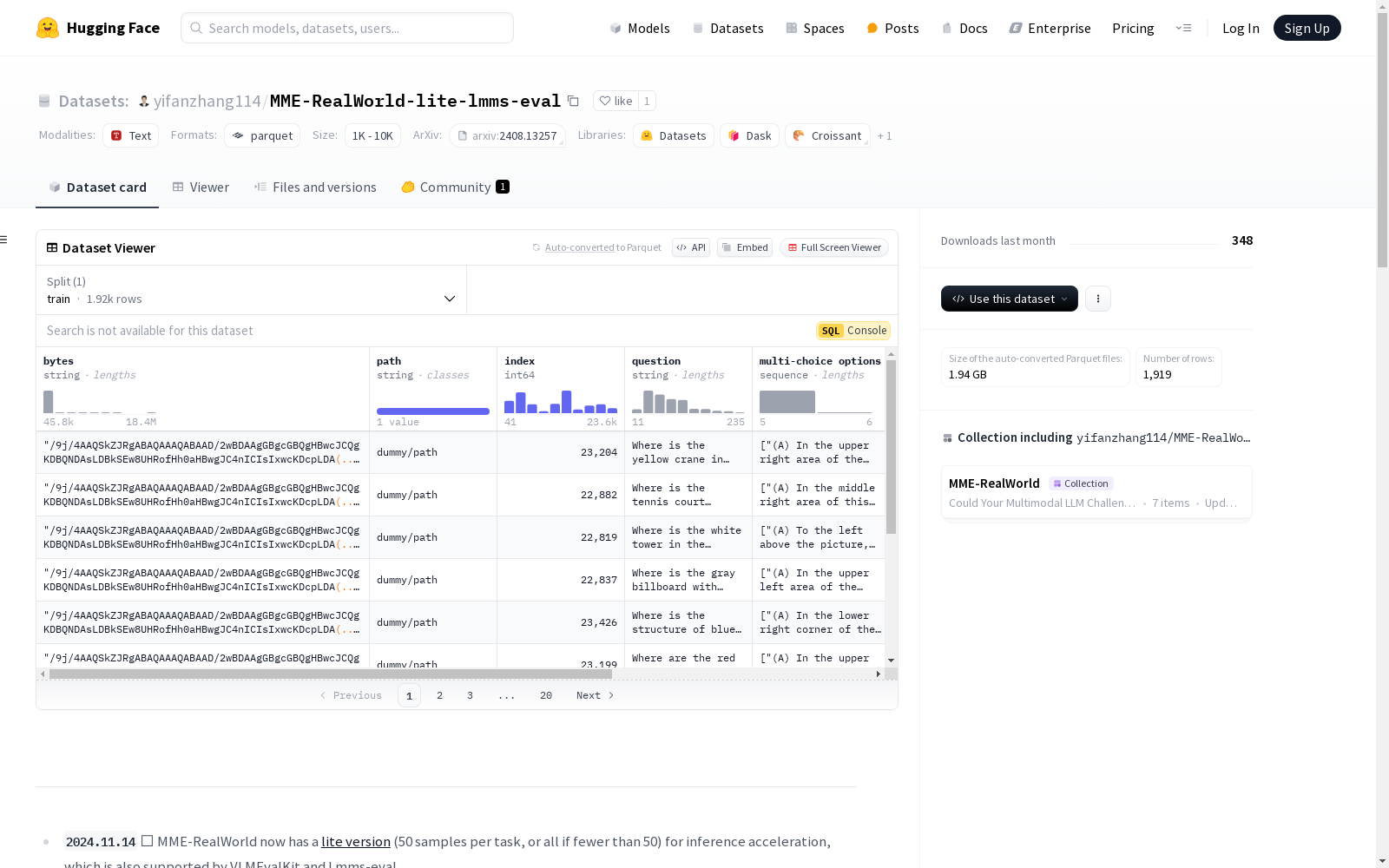 MME-RealWorld-lite-lmms-eval|多模态大语言模型数据集|基准测试数据集