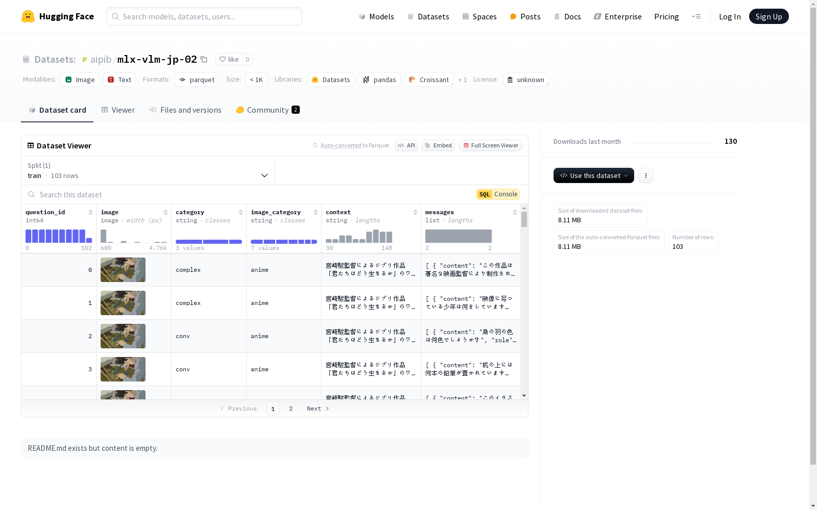 mlx-vlm-jp-02|图像识别数据集|对话系统数据集
