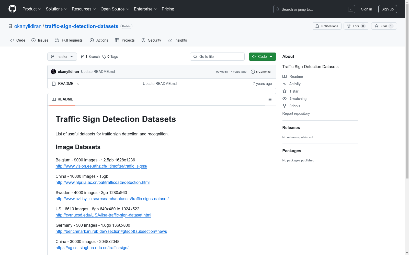 Traffic Sign Detection Datasets|交通标志检测数据集|图像识别数据集