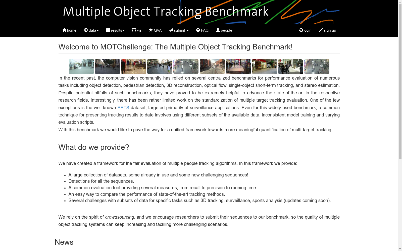 MOT (Multiple Object Tracking)|多目标跟踪数据集|算法评估数据集