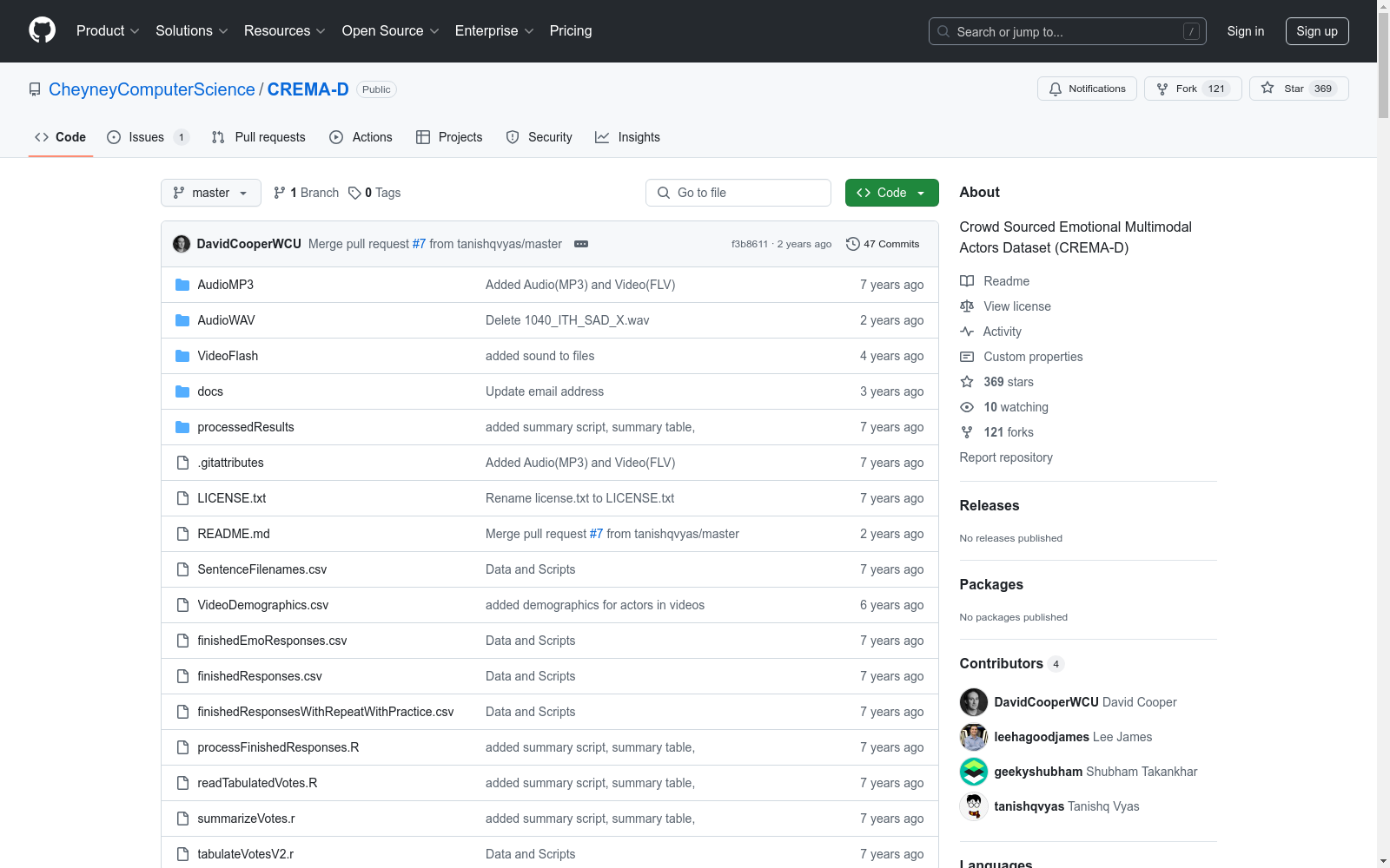Crowd-Sourced Emotional Multimodal Actors Dataset (CREMA-D)|情感识别数据集|多模态 ...