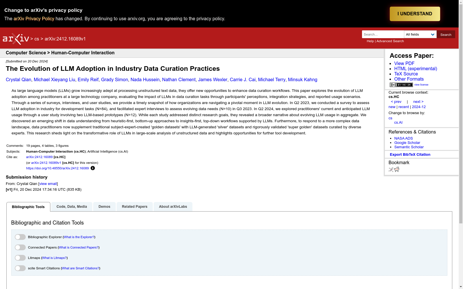 LLM-based prototypes|大型语言模型数据集|数据管理数据集