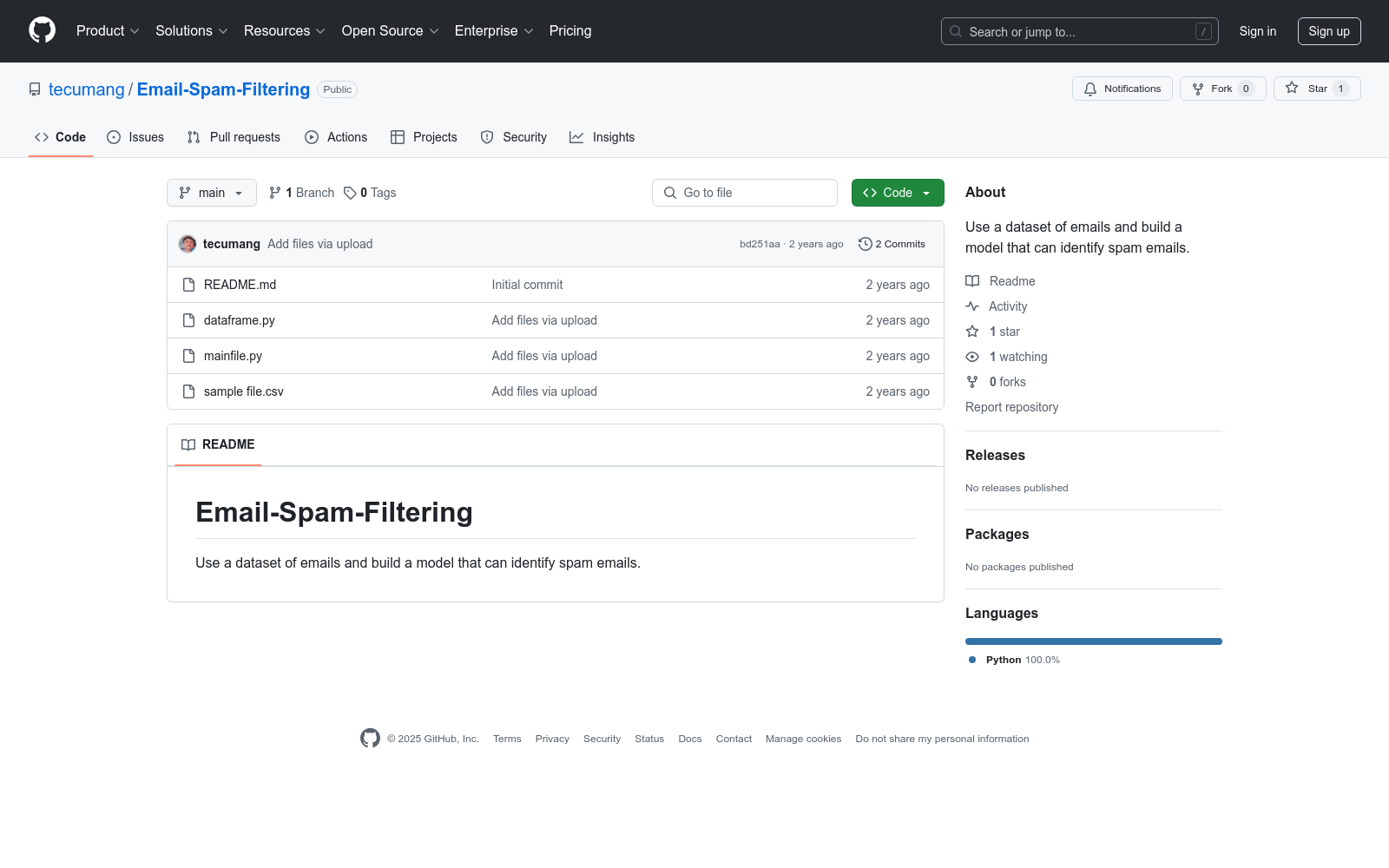 Email Dataset|垃圾邮件检测数据集|电子邮件分析数据集