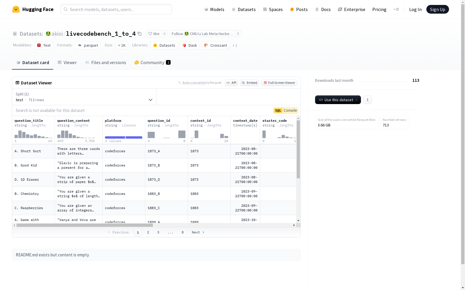 livecodebench_1_to_4|编程竞赛数据集|测试用例数据集