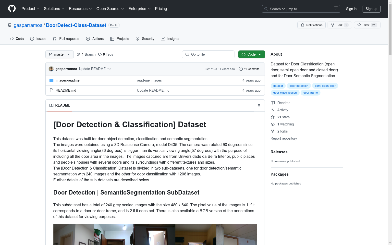 Door Detection & Classification Dataset|计算机视觉数据集|图像分类数据集