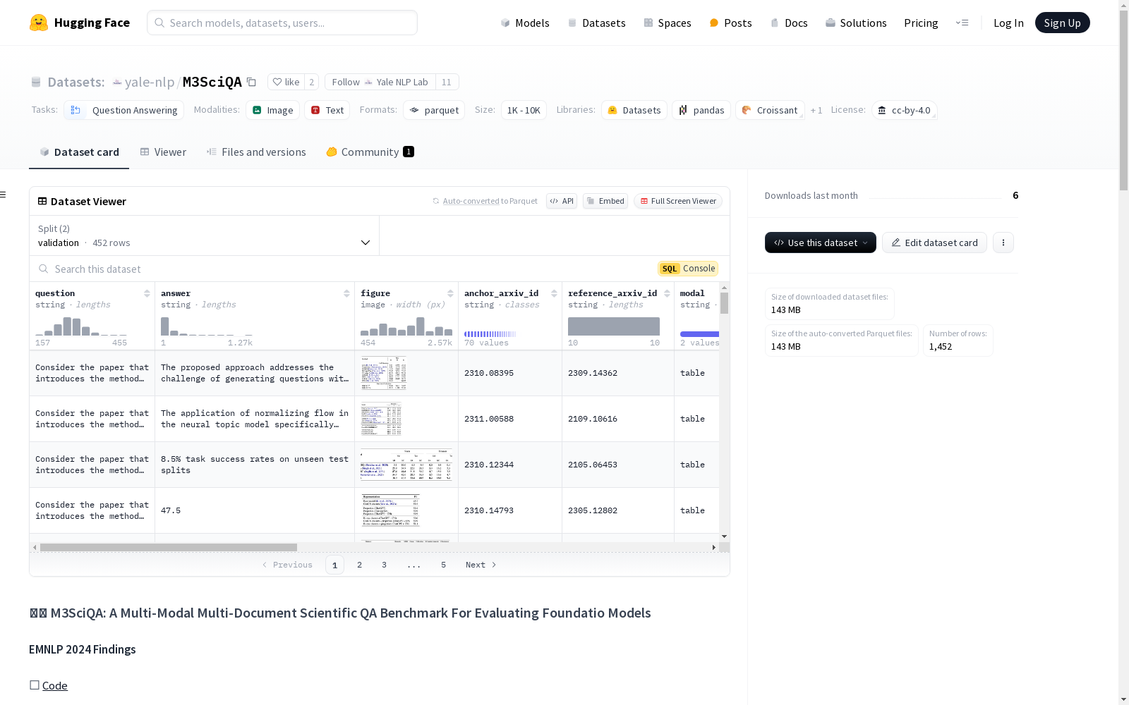 Yale NLP Lab 发布 M3SciQA 数据集, 应用在 科学问答、多模态数据 领域