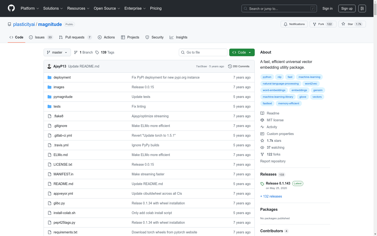 Plasticity AI 发布 AI2 ELMo 数据集, 应用在 自然语言处理、嵌入模型 领域