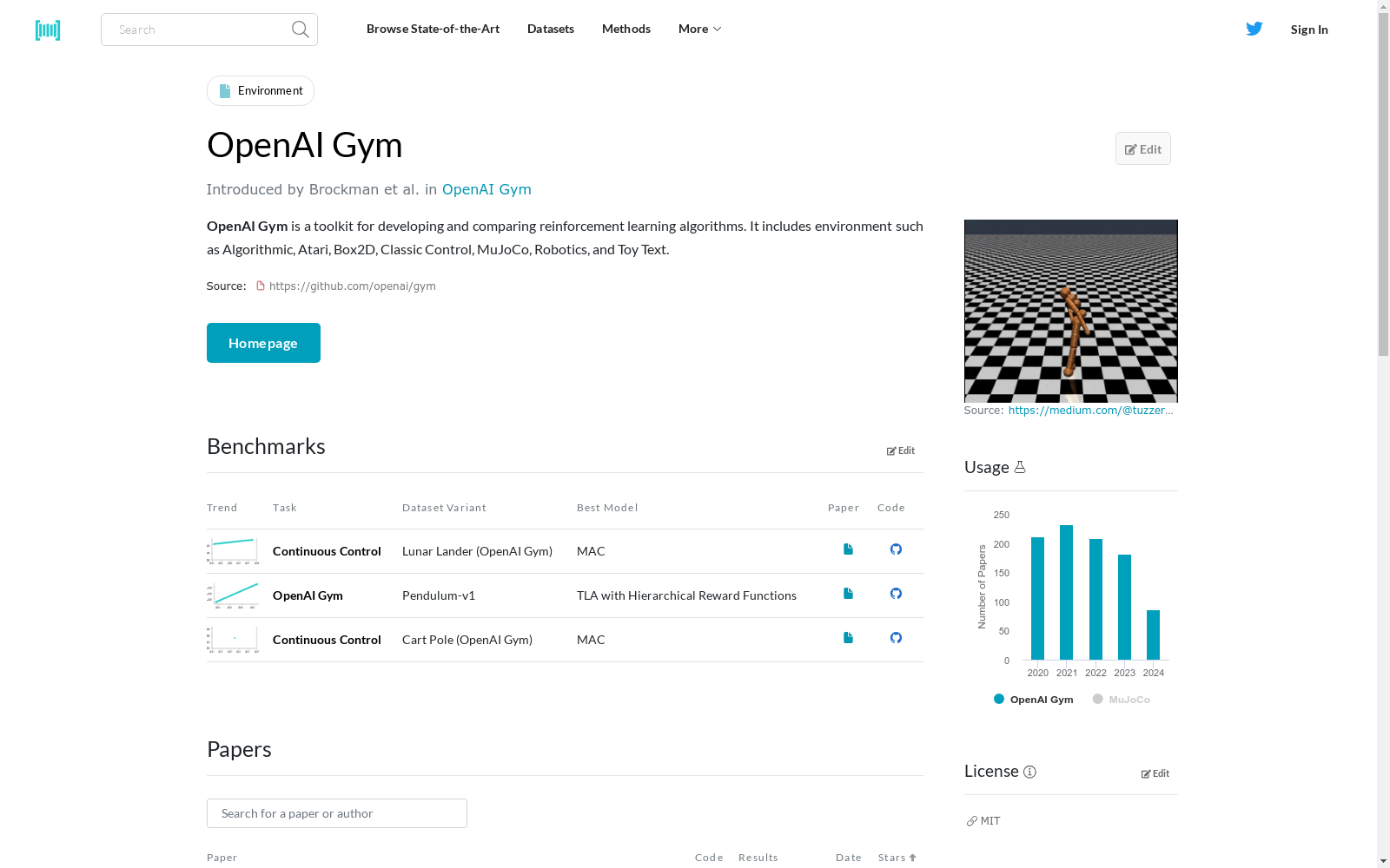OpenAI Gym|强化学习数据集|机器学习数据集