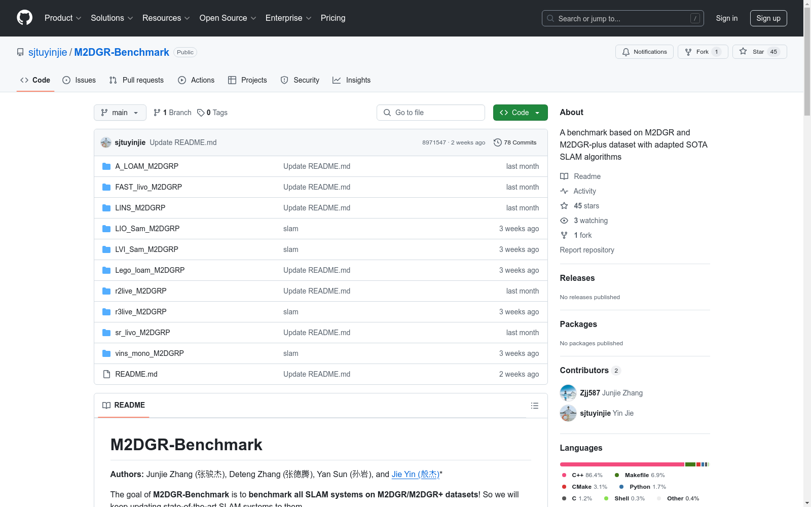 M2DGR 和 M2DGR-plus|机器人SLAM数据集|多模态数据数据集