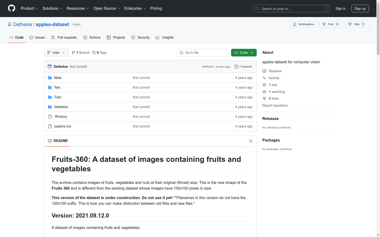 Fruits 360|图像识别数据集|食品分类数据集