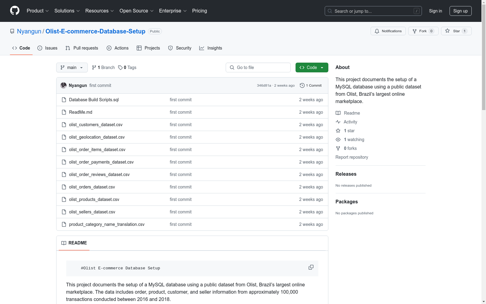 Olist E-commerce Dataset|电子商务数据集|数据分析数据集