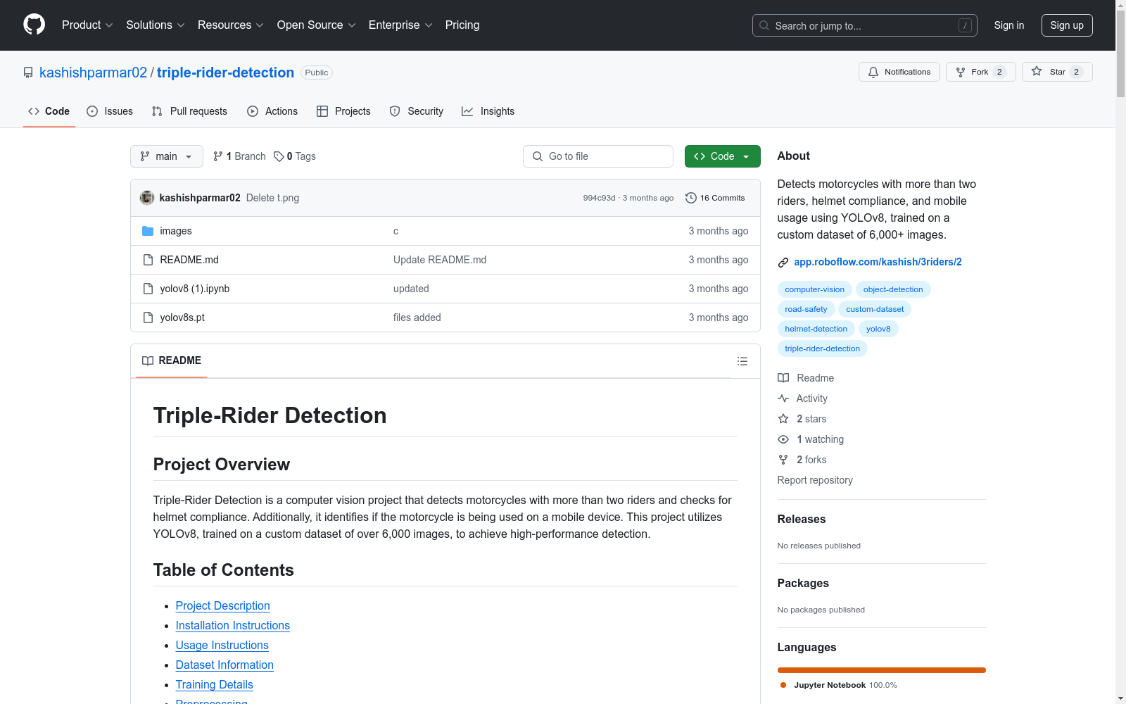 Triple-Rider Detection Dataset|摩托车安全检测数据集|计算机视觉数据集