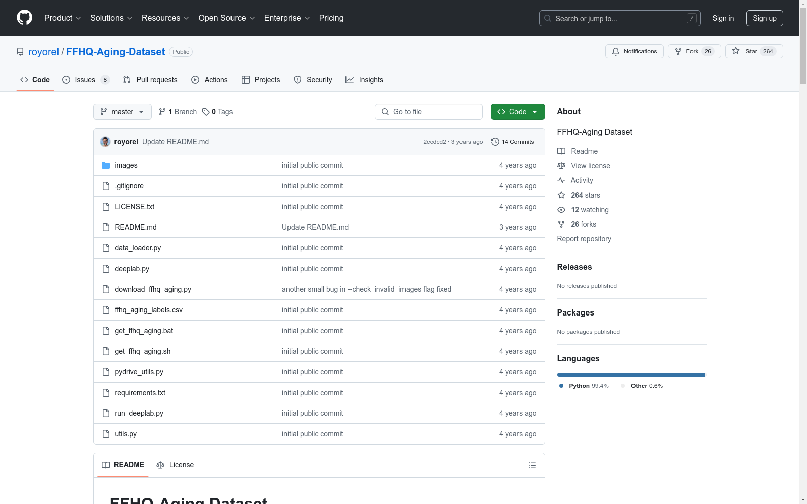 FFHQ-Aging Dataset|人脸识别数据集|年龄变换数据集